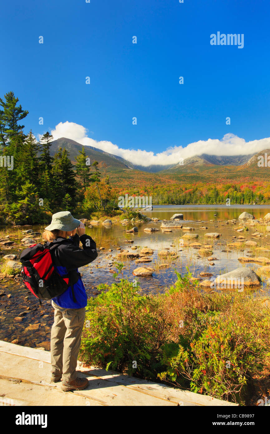Sandy Stream Pond with Mount Katahdin, Baxter State Park, Millinocket ...
