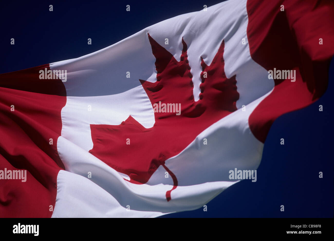 National flag / colours of Canada Stock Photo - Alamy