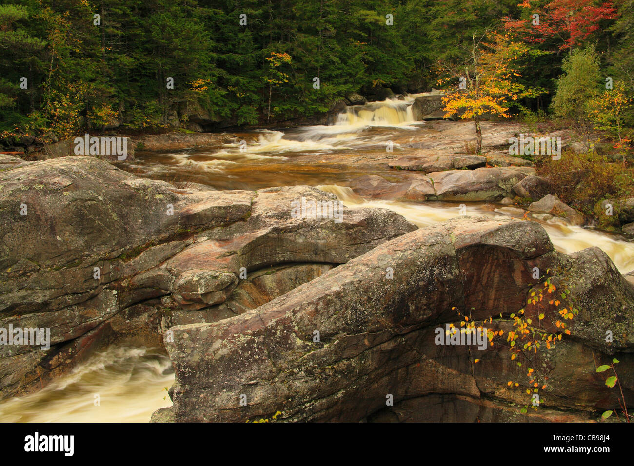 Screw Auger Falls, Grafton Notch State Park, Newry, White Mountains ...