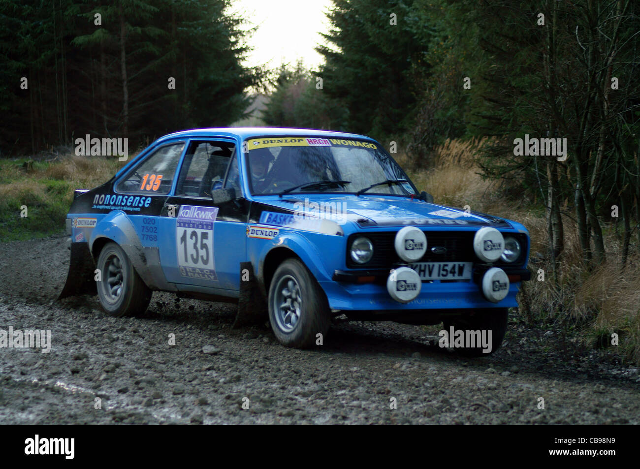 Ford Escort Mk II Rally Car Stock Photo - Alamy