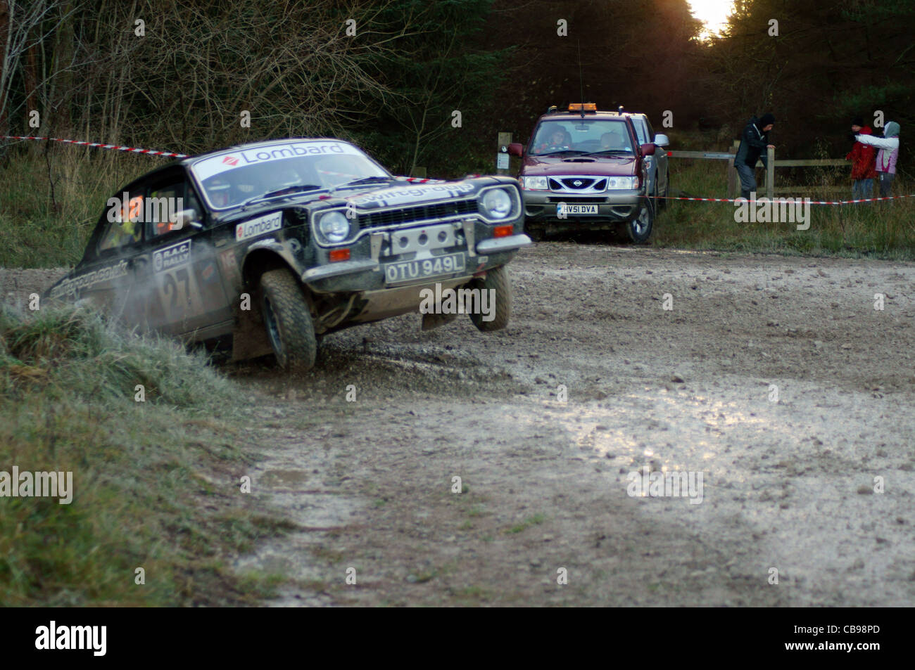 Ford Escort MK I Rally Car Stock Photo - Alamy