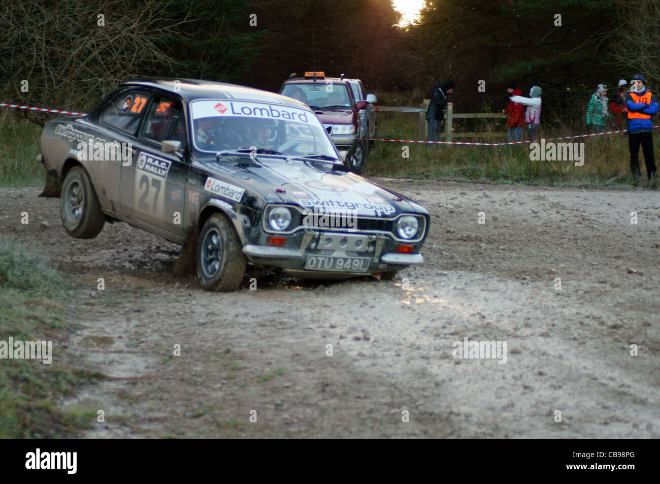 Ford Escort MK I Rally Car Stock Photo - Alamy