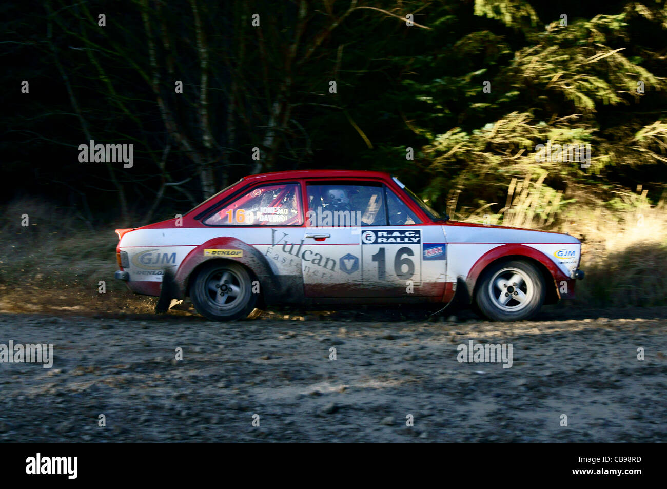Ford Escort Mk II Rally car Stock Photo - Alamy