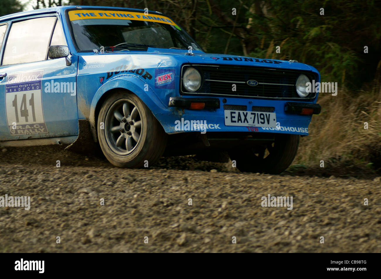 Ford Escort Mk II Rally car Stock Photo - Alamy