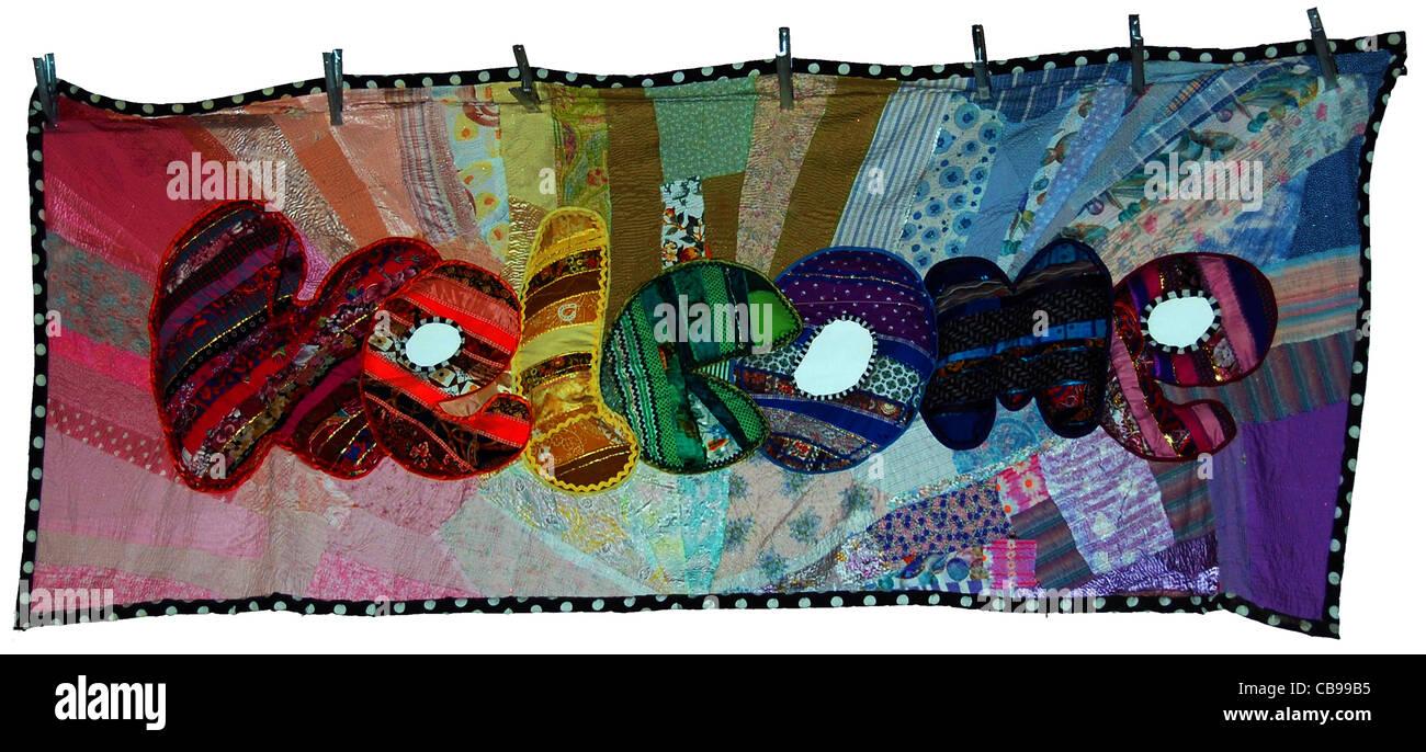 Art Work Colorful Textile 2 Stock Photo - Alamy