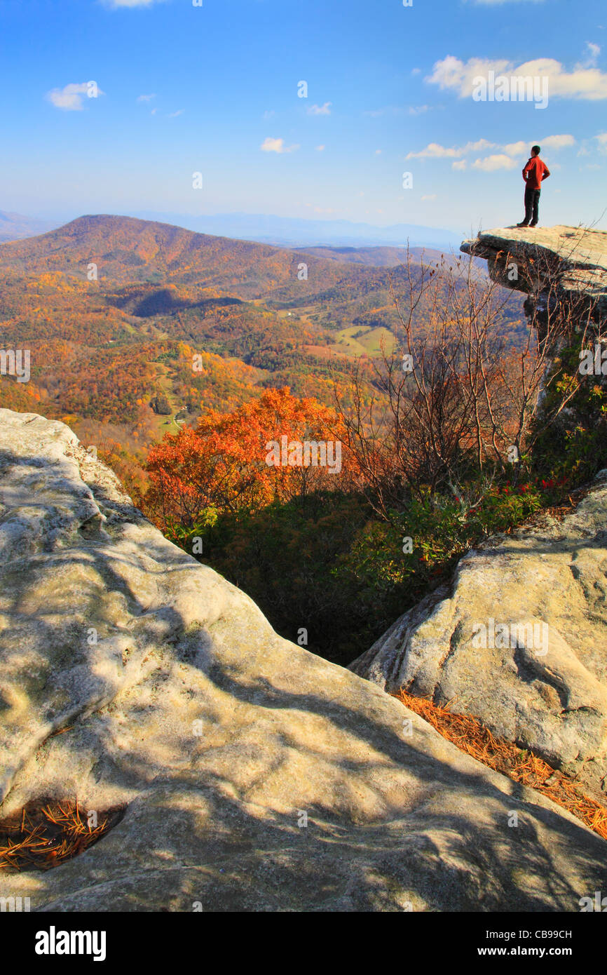 McAfee Knob, Appalachian Trail, Roanoke, Virginia, USA Stock Photo - Alamy