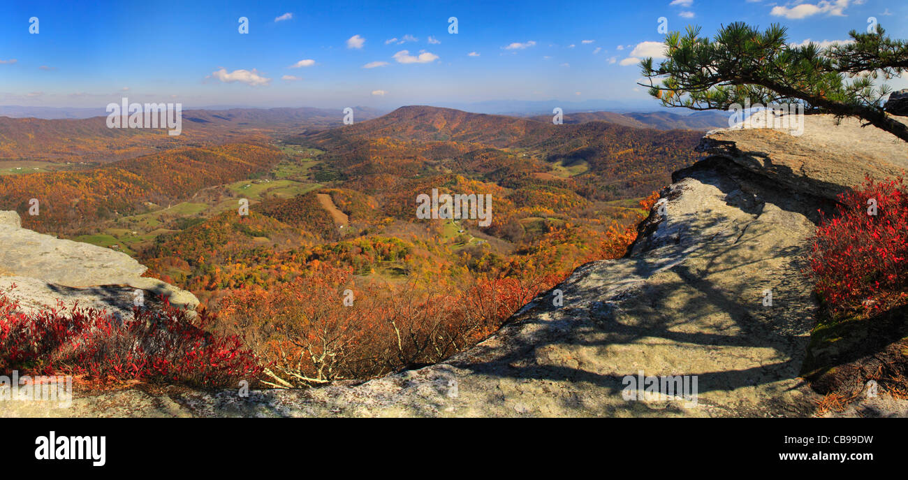 McAfee Knob, Appalachian Trail, Roanoke, Virginia, USA Stock Photo - Alamy