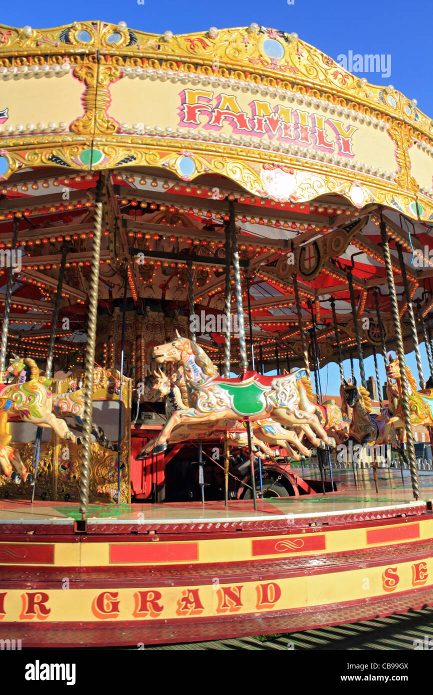 Carousel at Hampton Court Palace, Molesey Surrey England UK Stock Photo ...