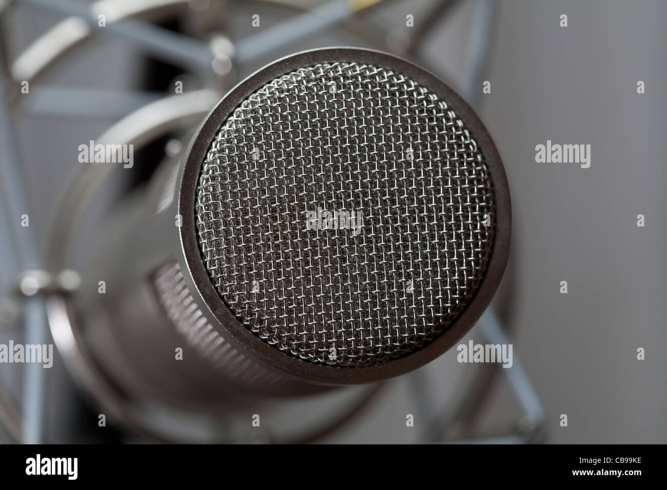 Studio Recording Microphone Stock Photo - Alamy