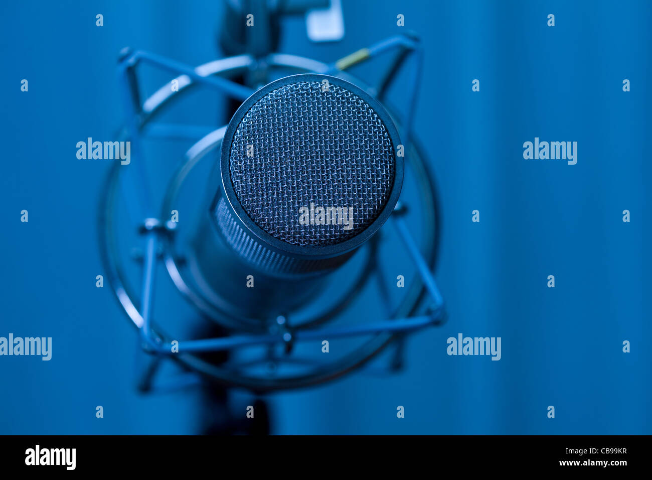 Studio Recording Microphone Stock Photo - Alamy