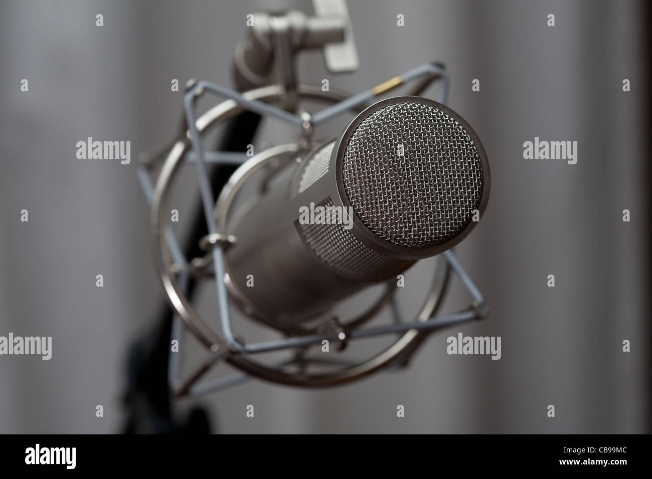 Studio Recording Microphone Stock Photo - Alamy