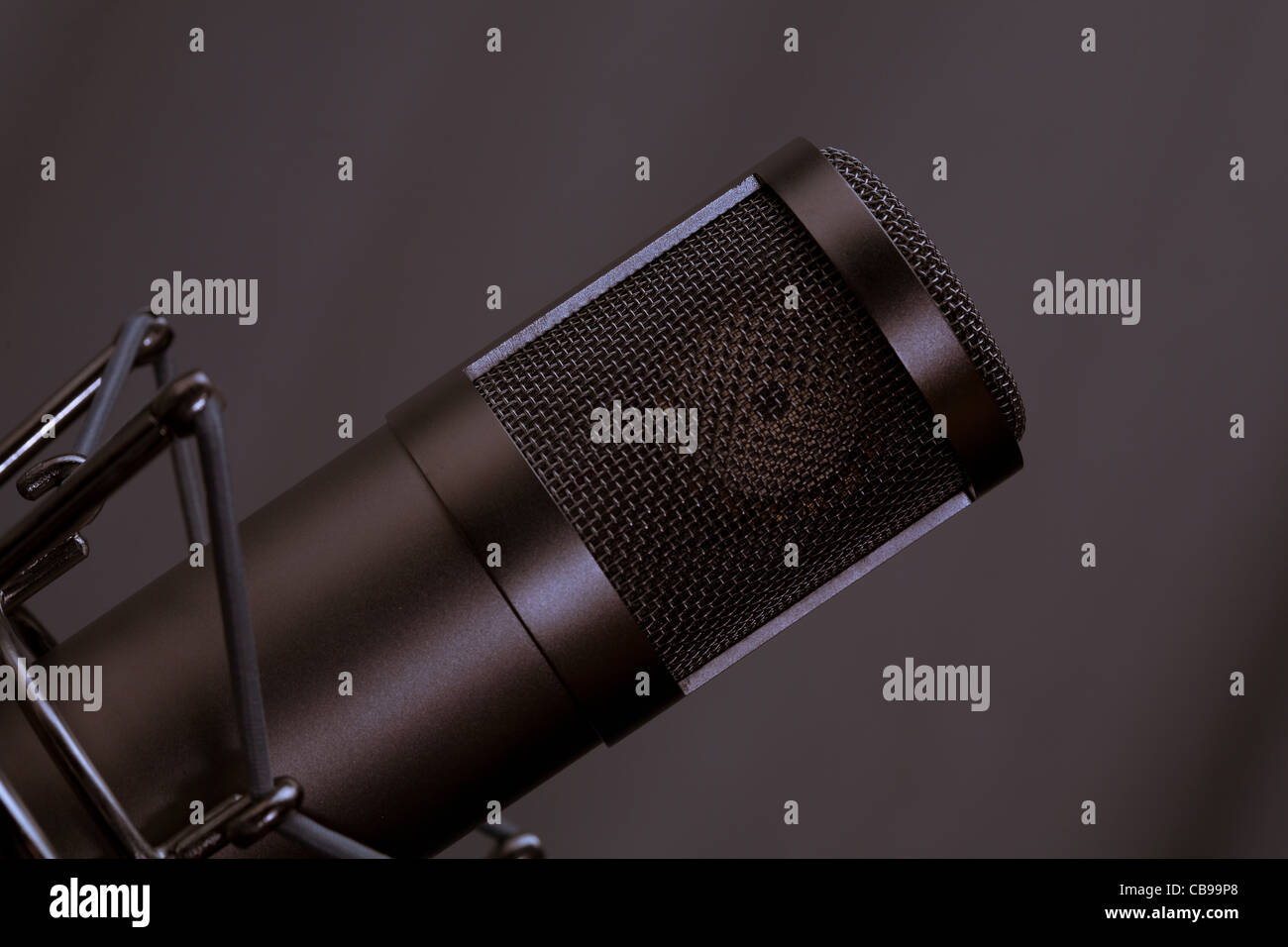 Studio Recording Microphone Stock Photo - Alamy