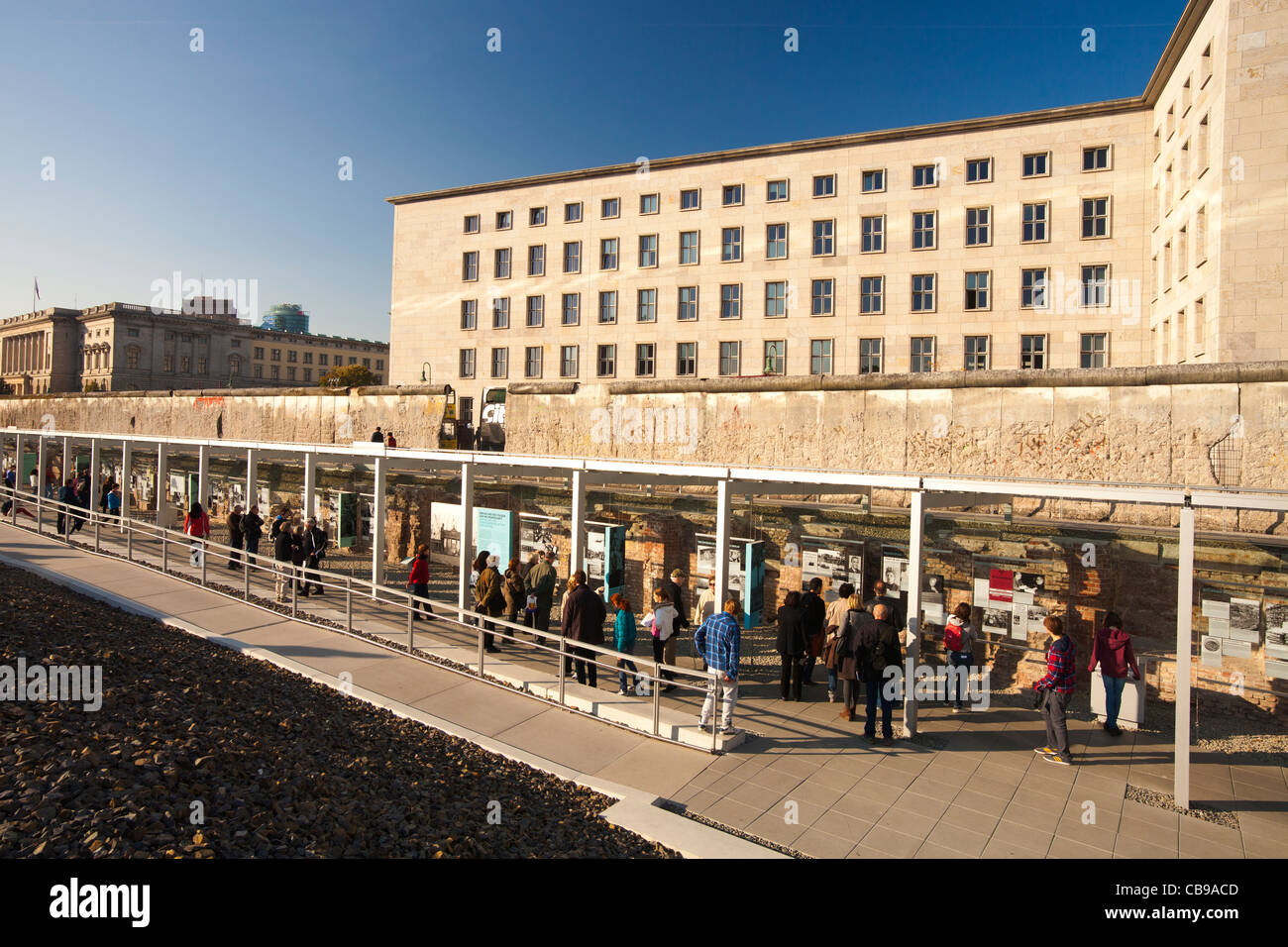 Checkpoint Charlie Museum in Berlin; Berliner Mauermuseum Stock Photo ...