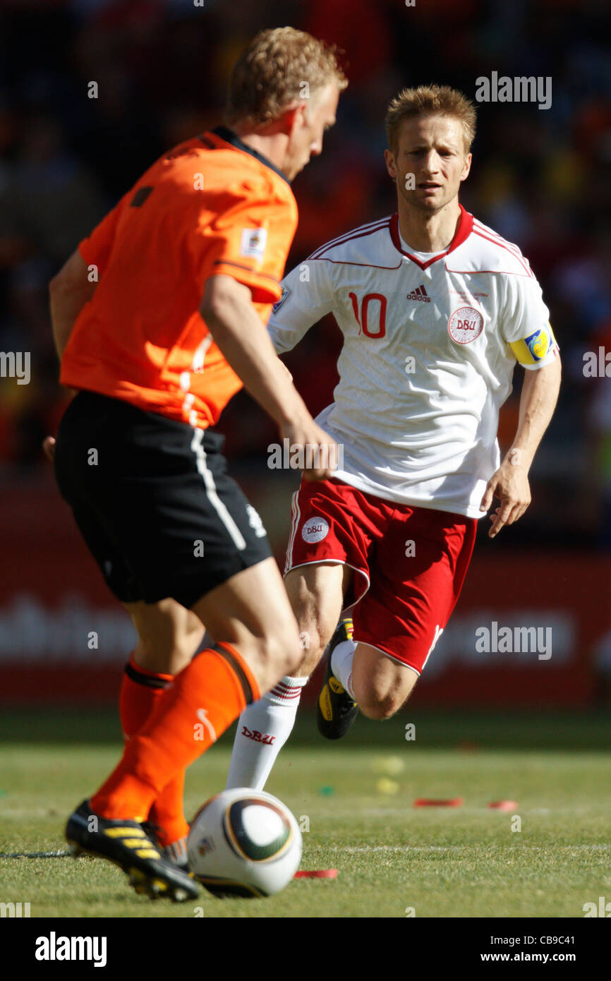 Denmark team captain Martin Jorgensen (10) in action during a FIFA ...