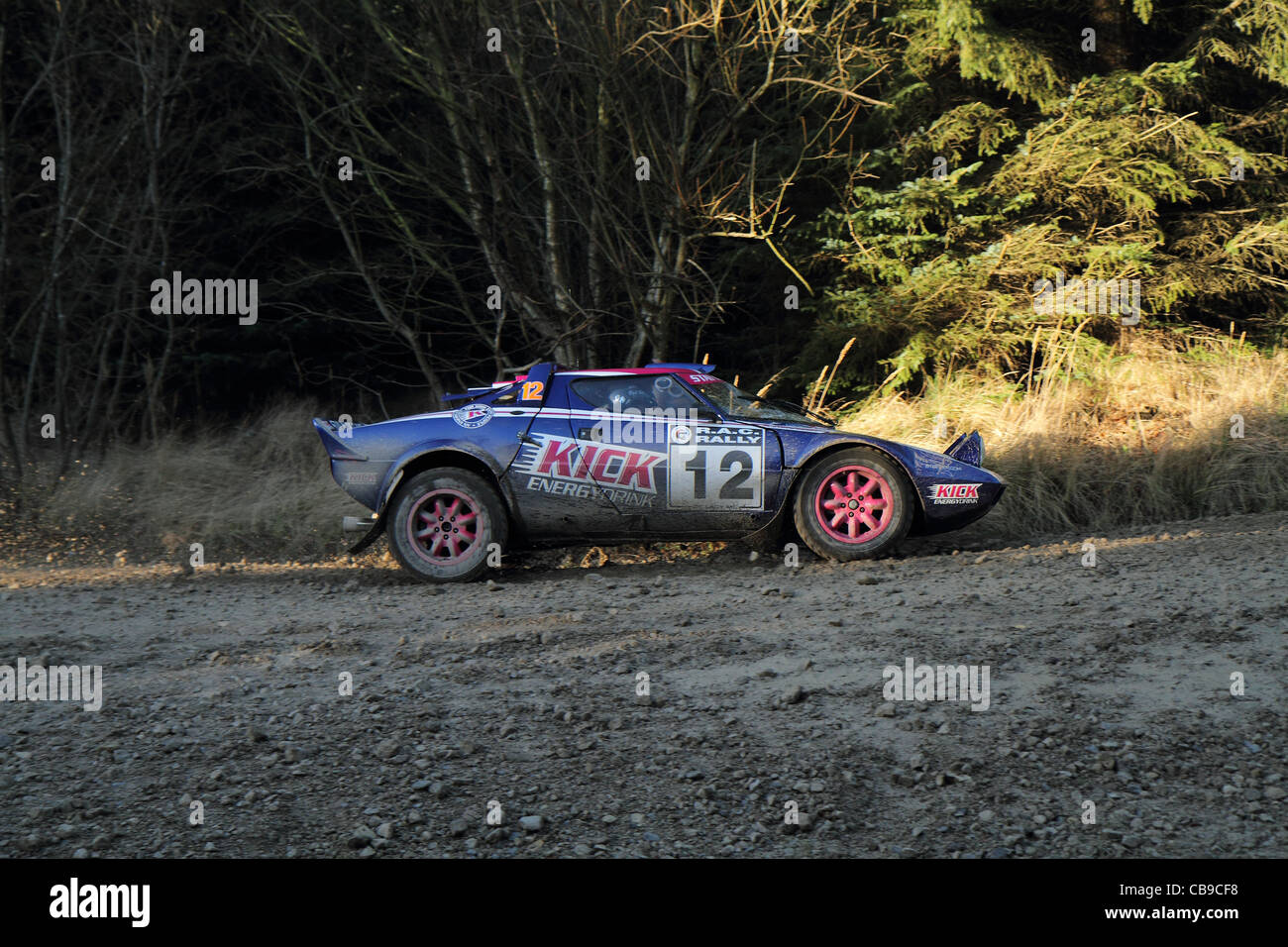 rally car at Roger Albert Clark Rally near Pickering north Yorkshire 03 ...