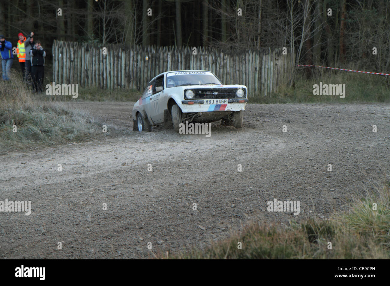 rally car at Roger Albert Clark Rally near Pickering north Yorkshire 03 ...