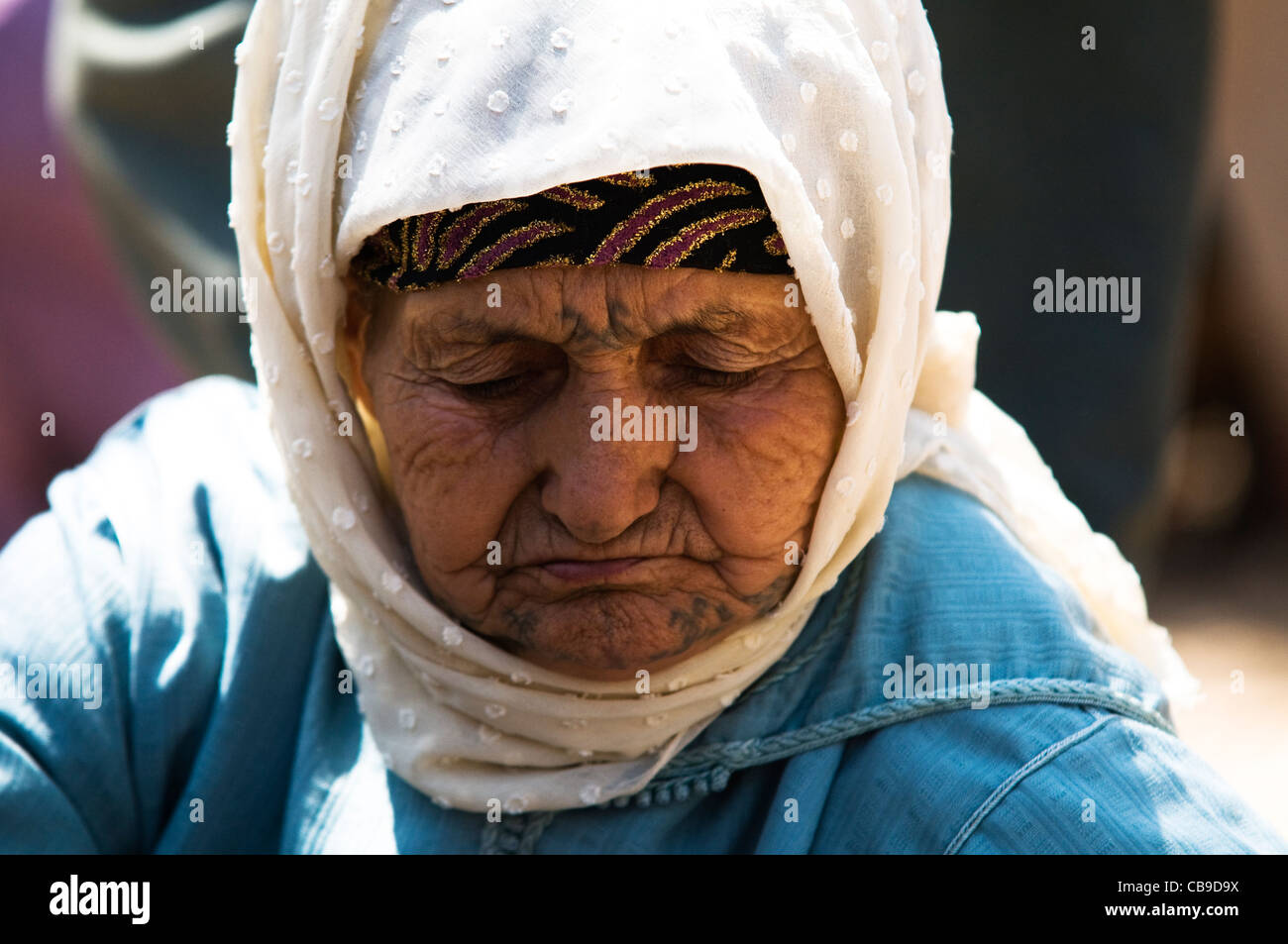 Facial tattoos morocco hi-res stock photography and images - Alamy