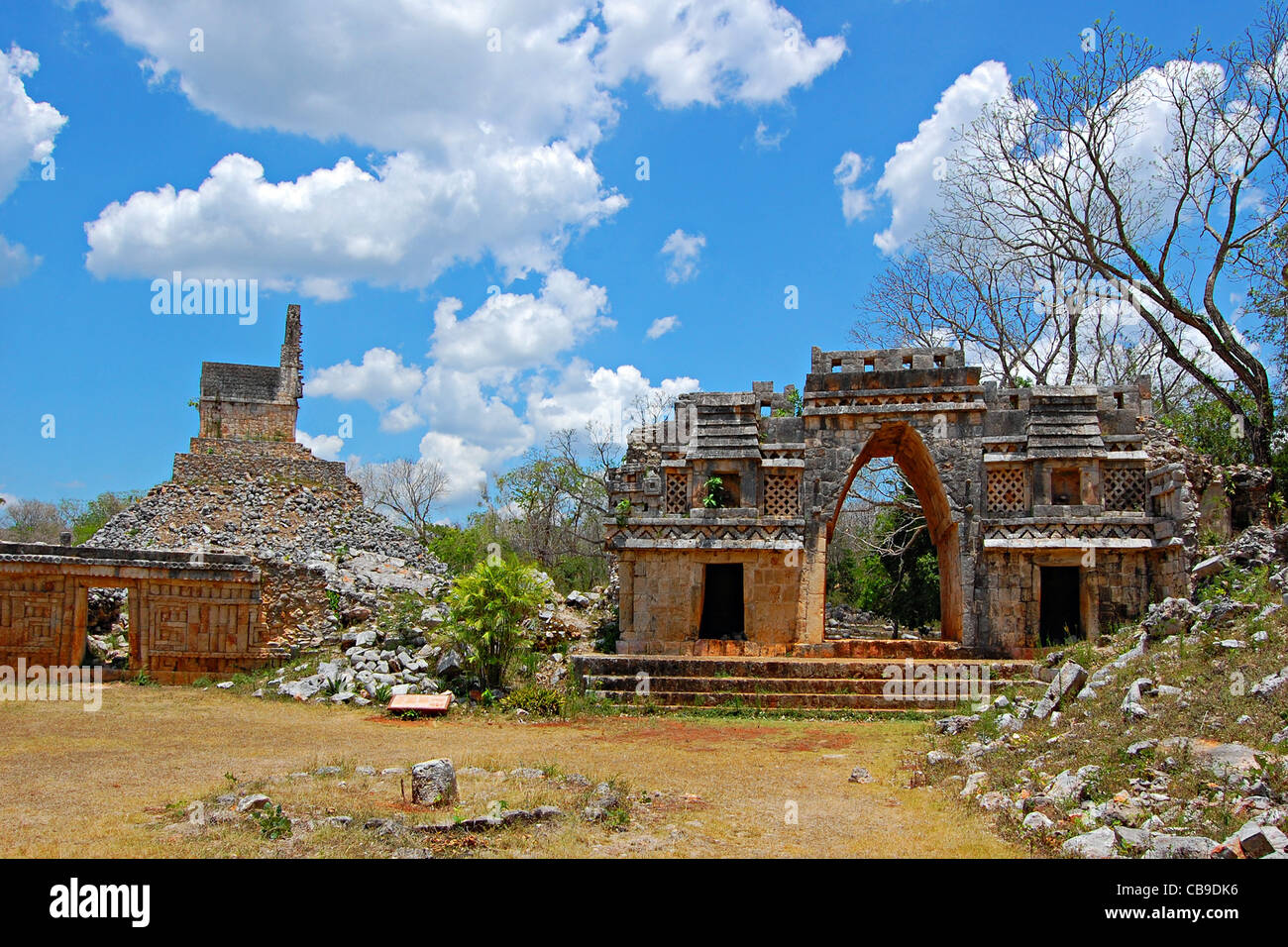 Mayan Ruins at Labna, Yucatan, Mexico Stock Photo - Alamy