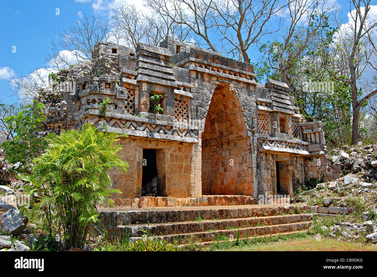 Mayan Ruins at Labna, Yucatan, Mexico Stock Photo - Alamy