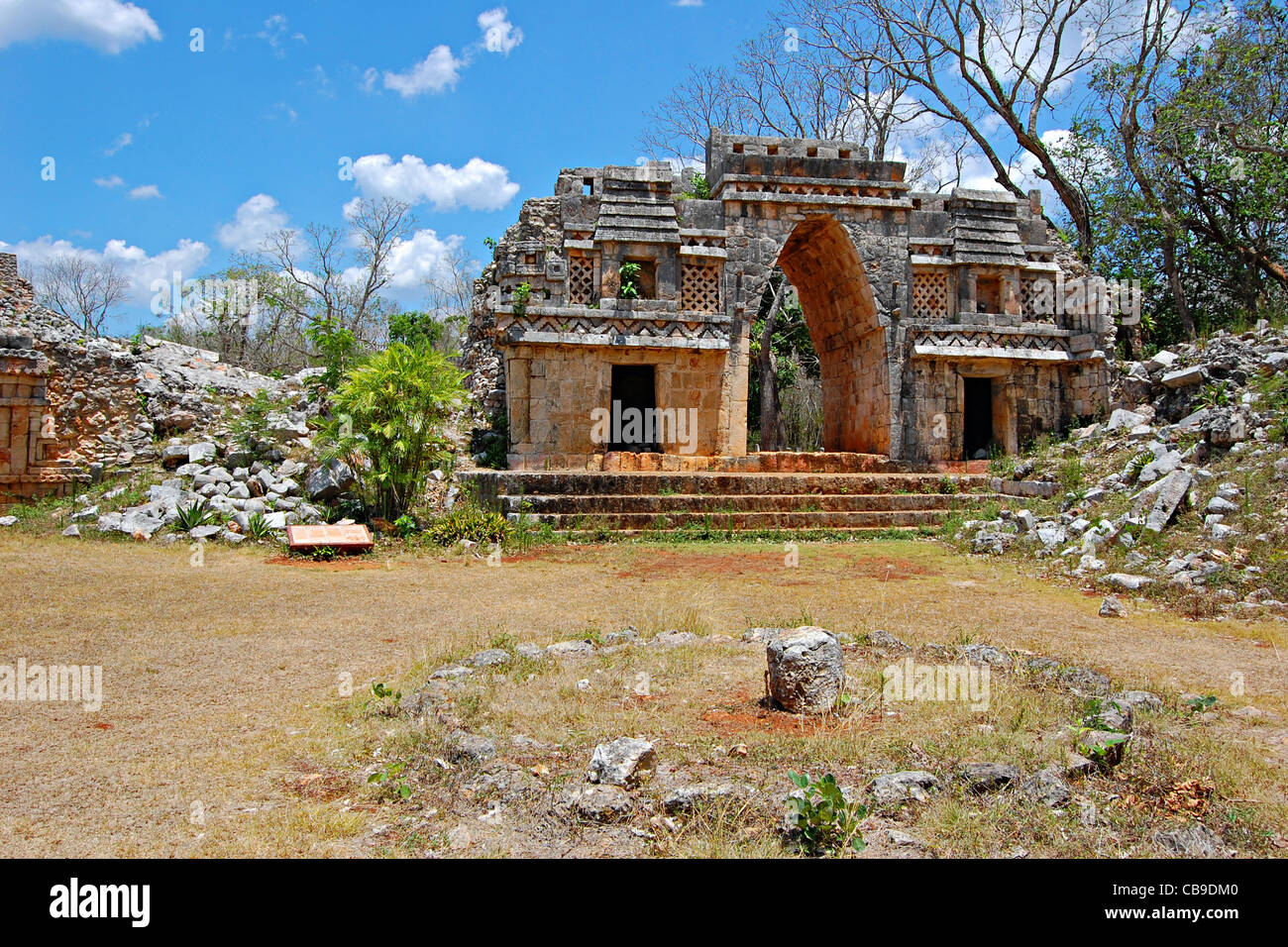Mayan Ruins at Labna, Yucatan, Mexico Stock Photo - Alamy
