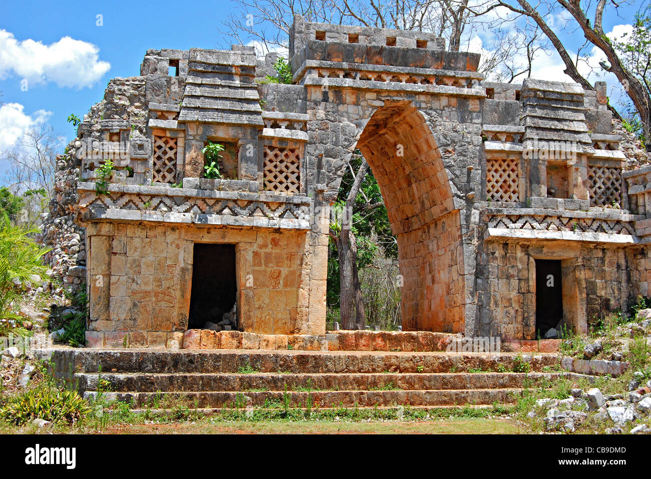 Mayan Ruins at Labna, Yucatan, Mexico Stock Photo - Alamy