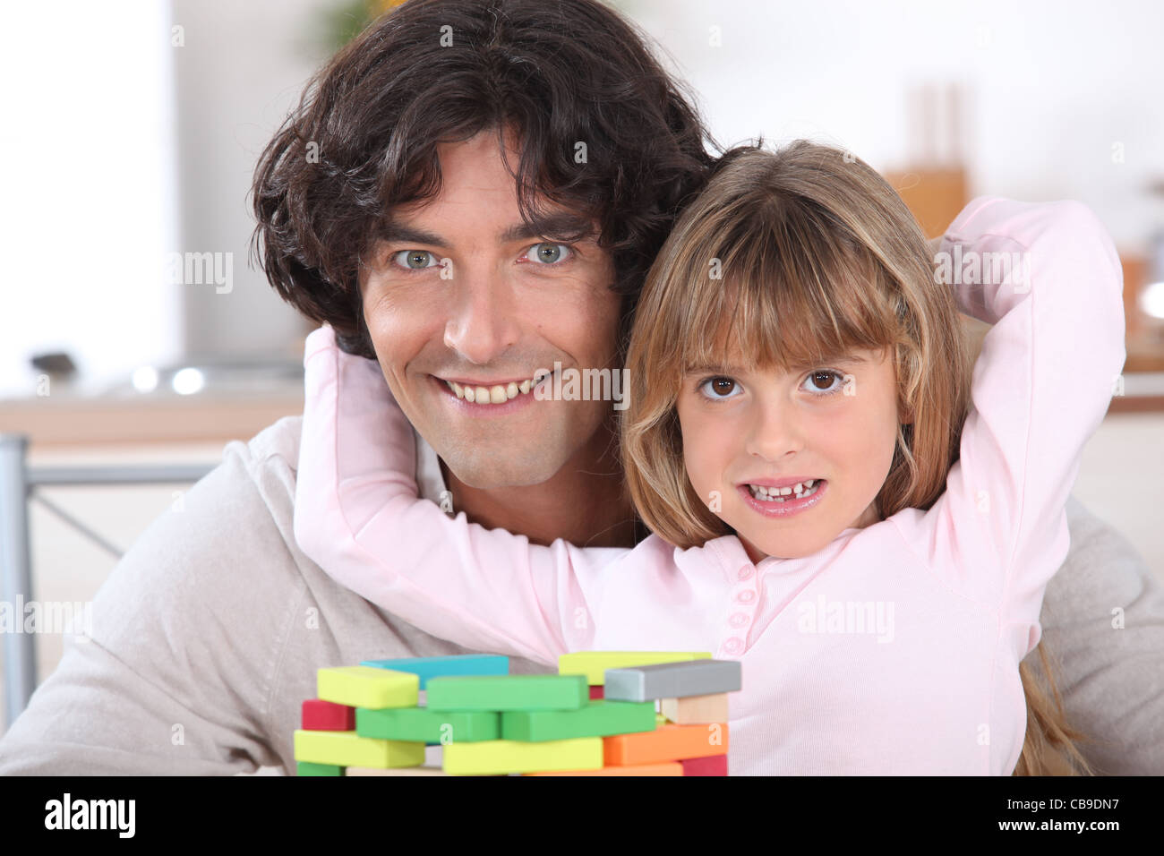 portrait of father and daughter Stock Photo - Alamy