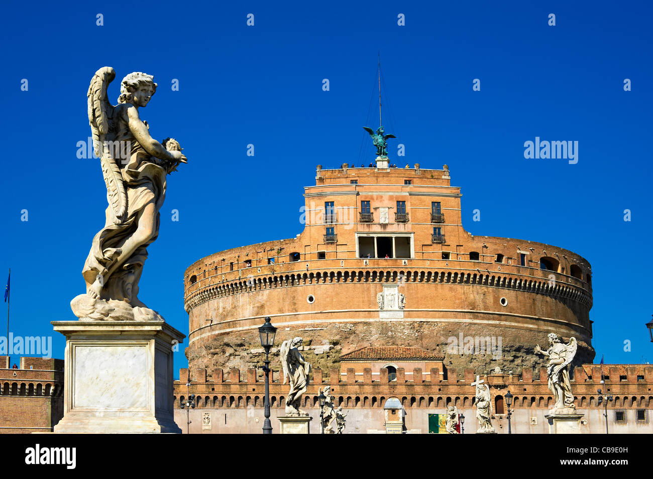San Angelo castle, Rome, Italy Stock Photo - Alamy