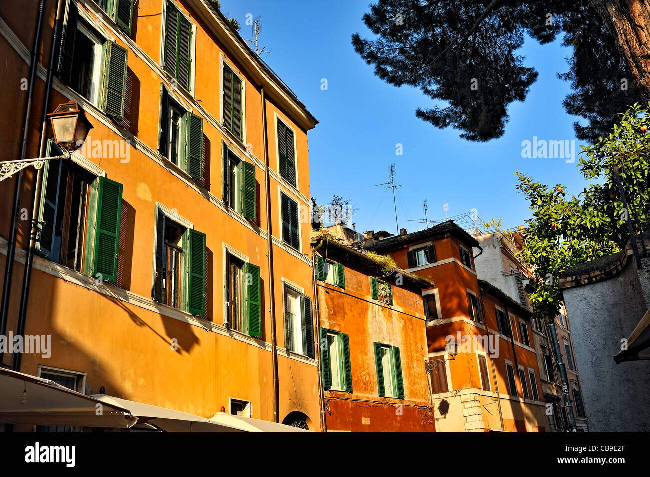 Trastevere quarters, Roma, Italy Stock Photo - Alamy