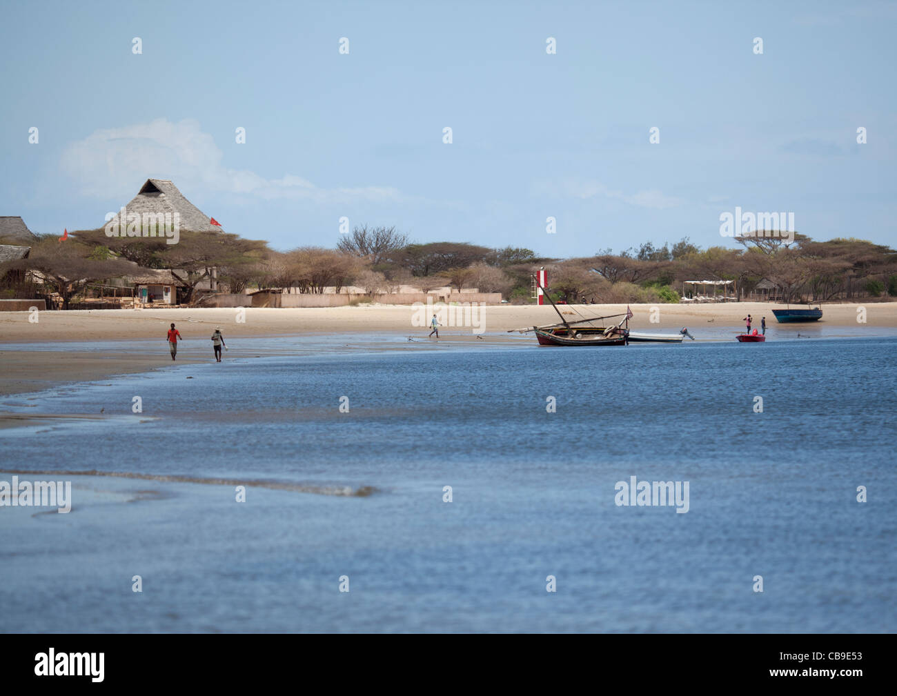 Manda Beach in Lamu Kenya Stock Photo - Alamy