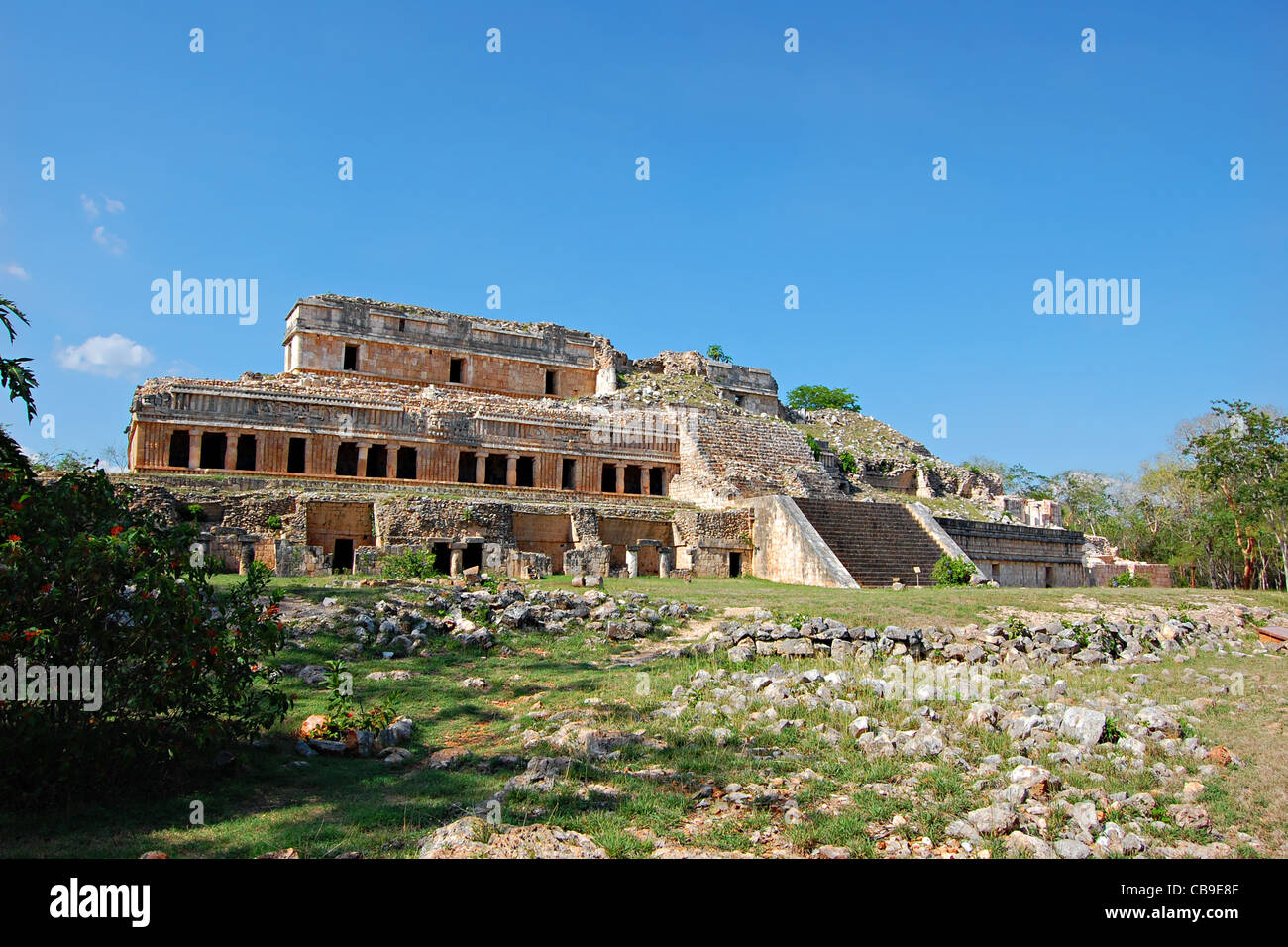 Mayan Ruins at Sayil, Yucatan, Mexico Stock Photo - Alamy