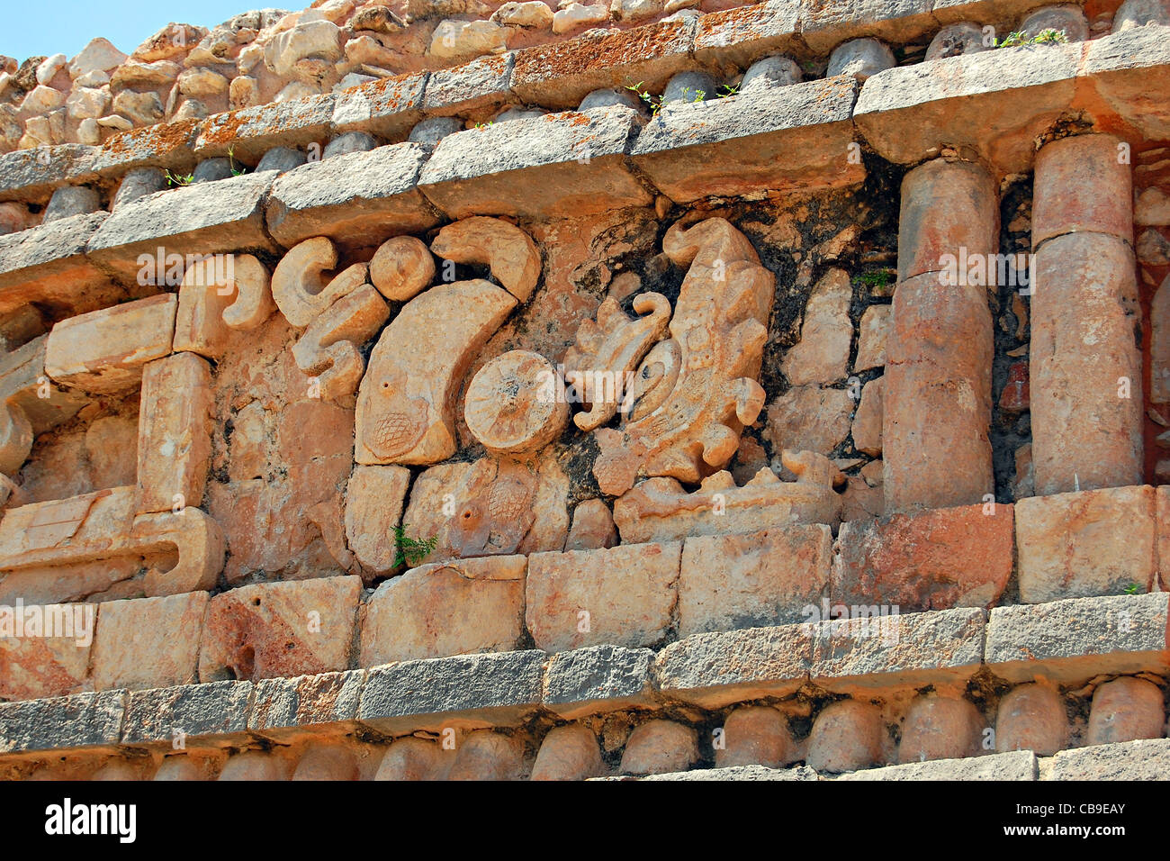 Mayan Ruins at Sayil, Yucatan, Mexico Stock Photo - Alamy