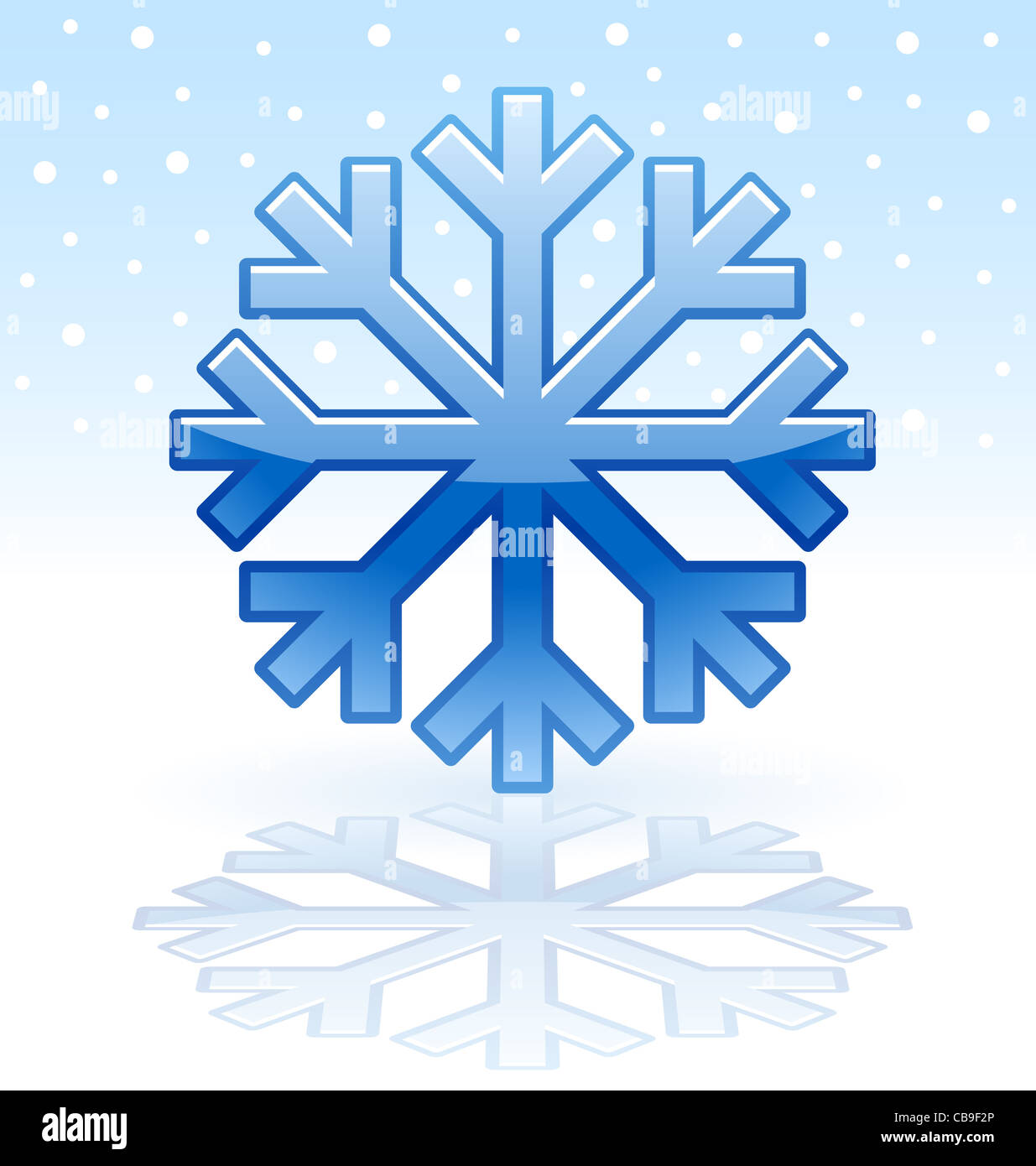 shiny snowflake icon Stock Photo - Alamy