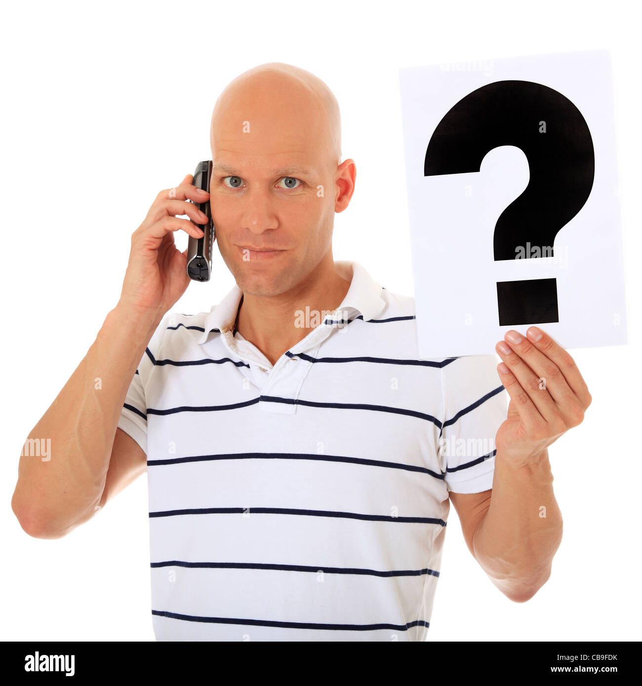White man question mark hi-res stock photography and images - Alamy