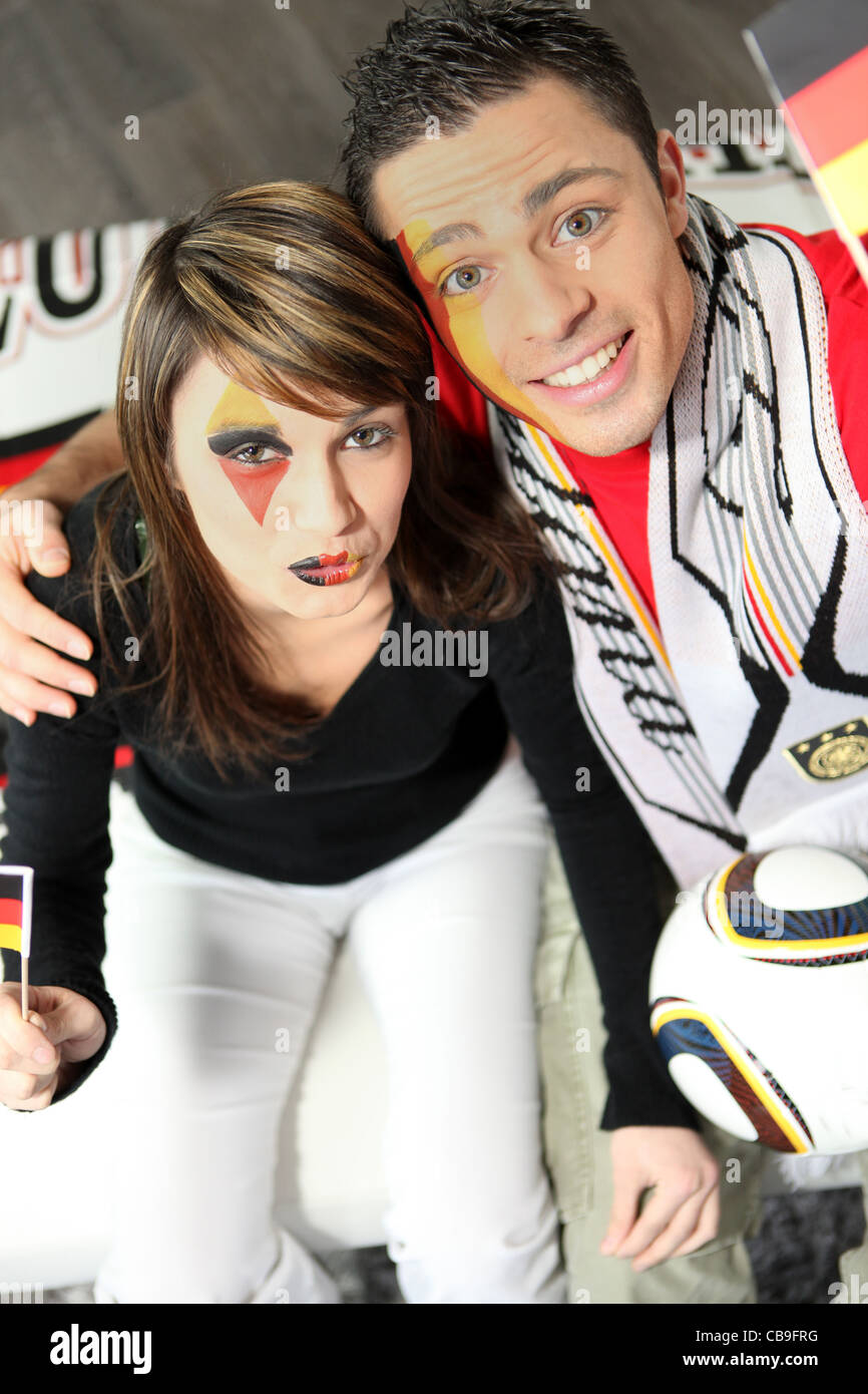 German football fans Stock Photo - Alamy