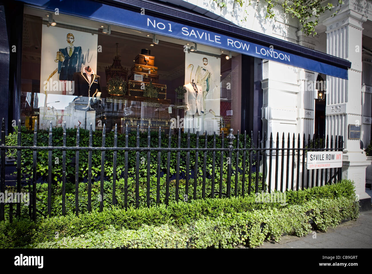 Savile Row London Stock Photo - Alamy