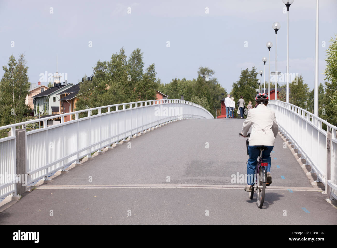 Bicycle path bridge hi-res stock photography and images - Alamy