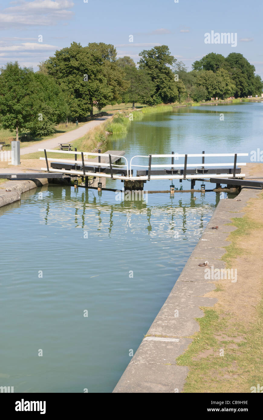 Canal Lock at Gota kanal, Sweden Stock Photo - Alamy