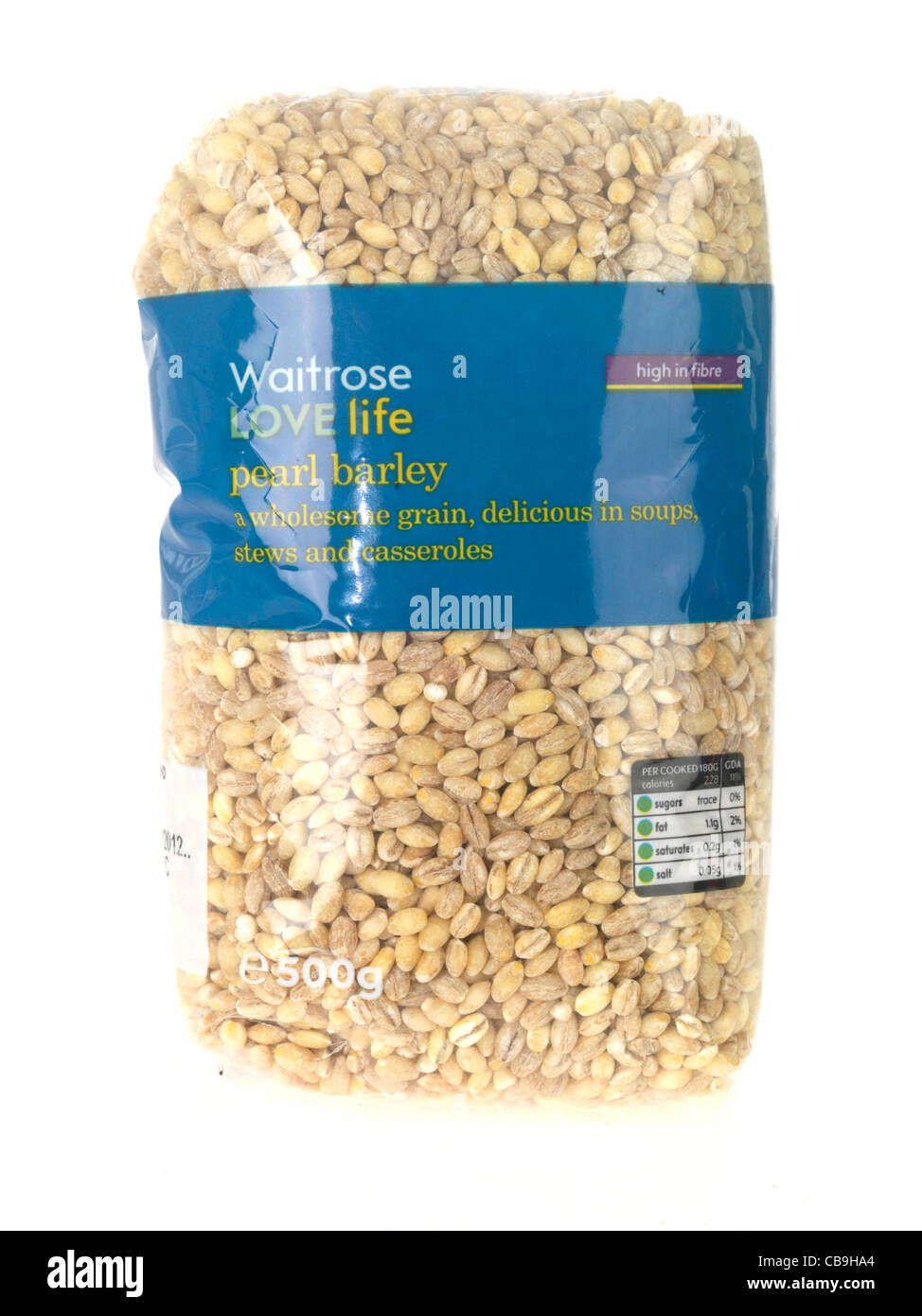 Bag of Pearl Barley Stock Photo - Alamy