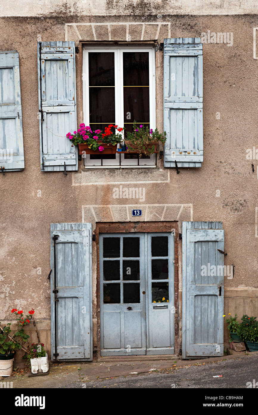 Window box france shutters hi-res stock photography and images - Alamy