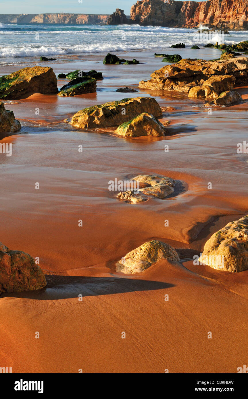 Portugal, Algarve: Beach Praia do Tonel in Sagres Stock Photo - Alamy