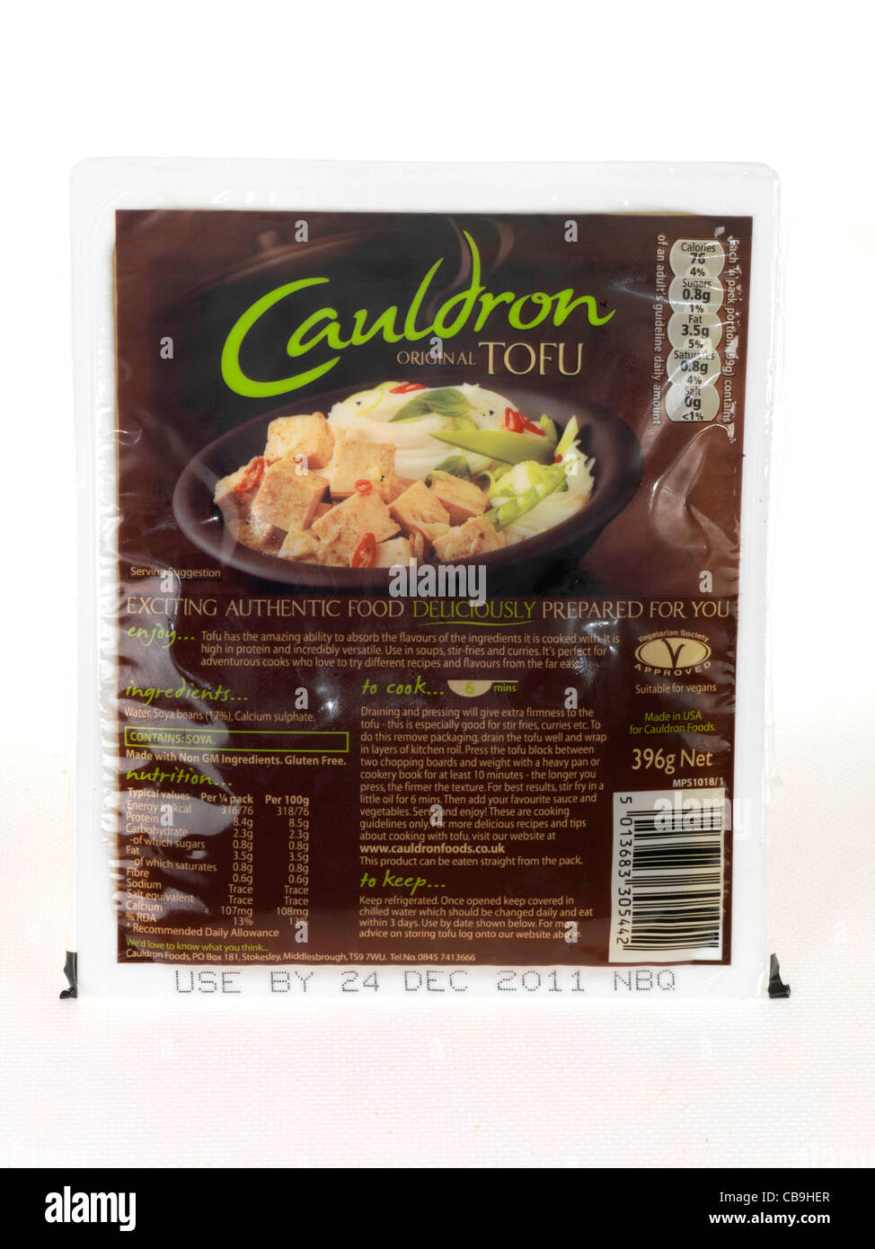 Packet of Tofu Stock Photo - Alamy