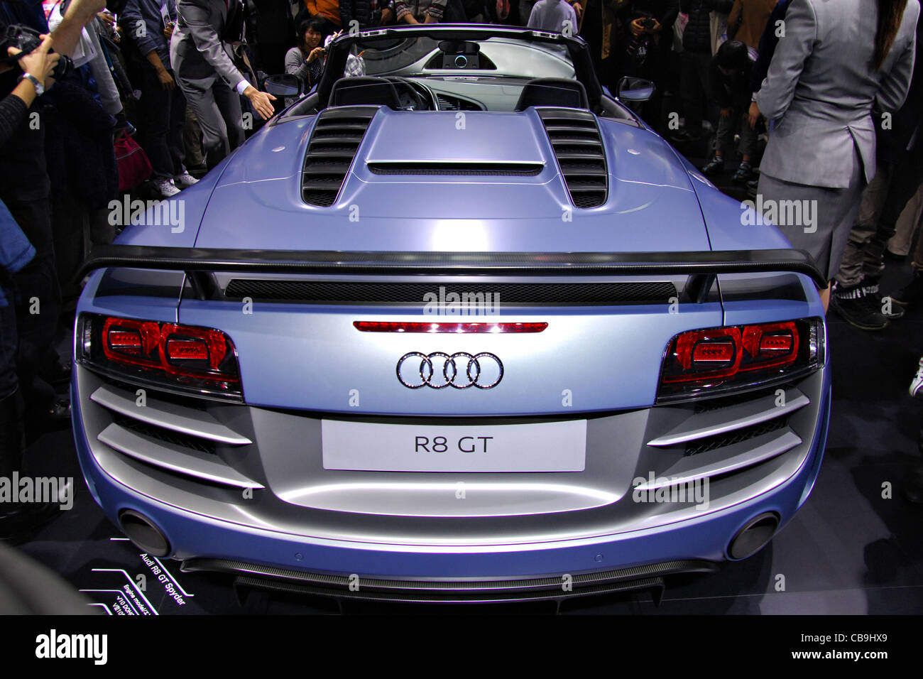 Audi R8 at the Tokyo Motor Show, 2011 Stock Photo - Alamy
