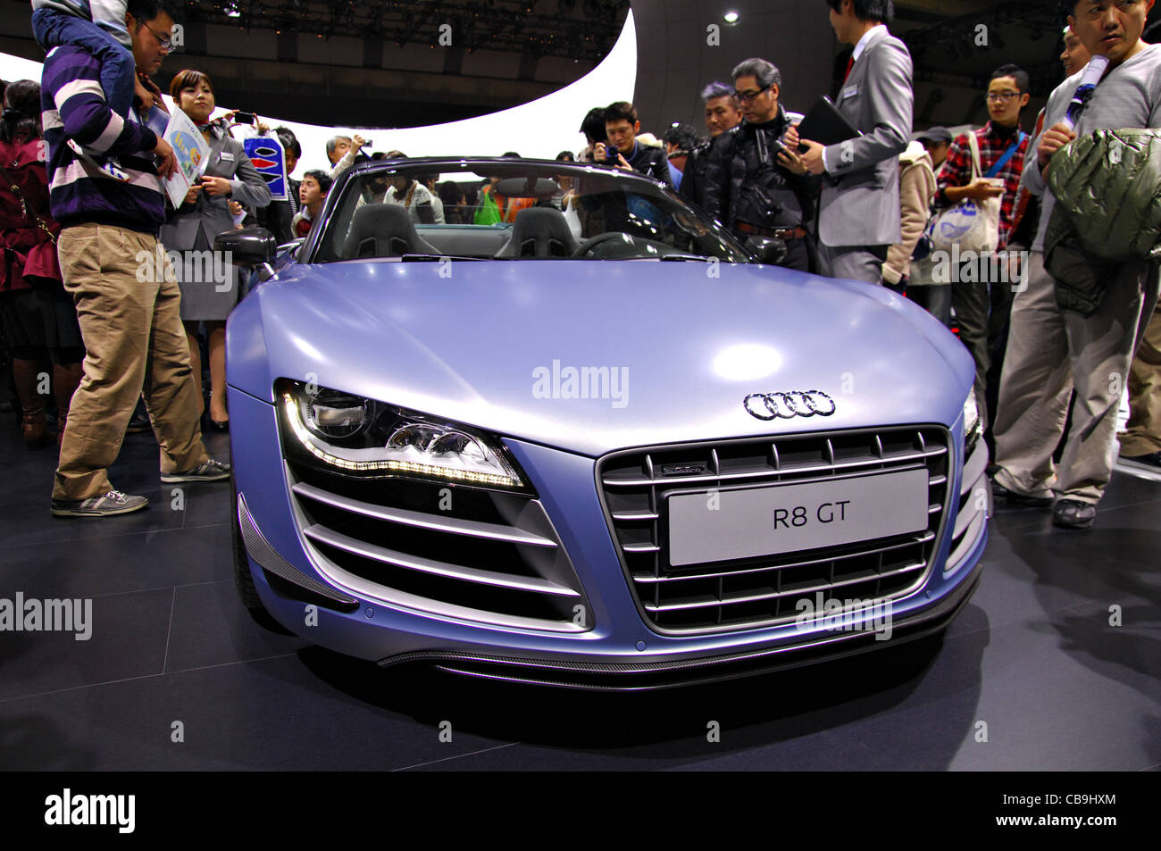 Audi R8 at the Tokyo Motor Show, 2011 Stock Photo - Alamy