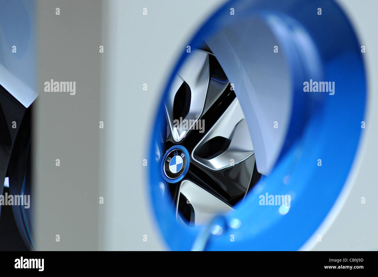 BMW display at Tokyo Motor Show 2011 Stock Photo - Alamy