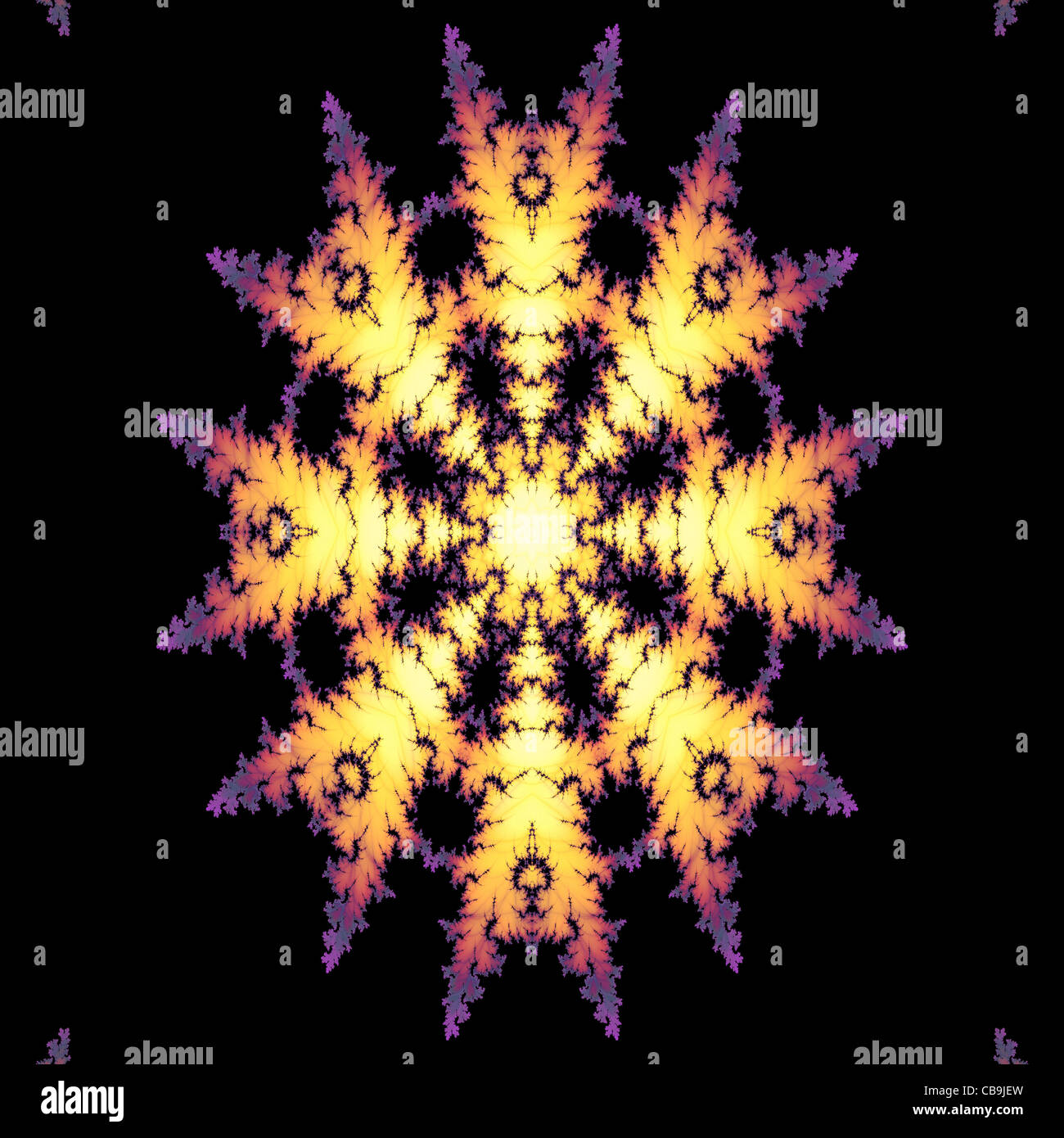 A Circular Kaleidoscope Pattern Stock Photo - Alamy