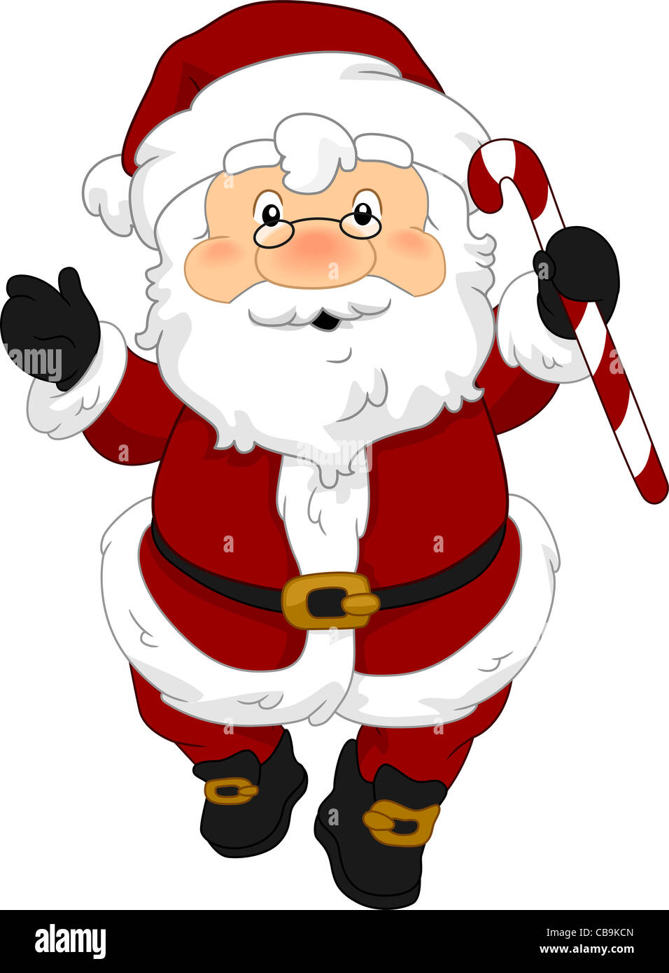 Cartoon illustration candy cane holding hi-res stock photography and ...