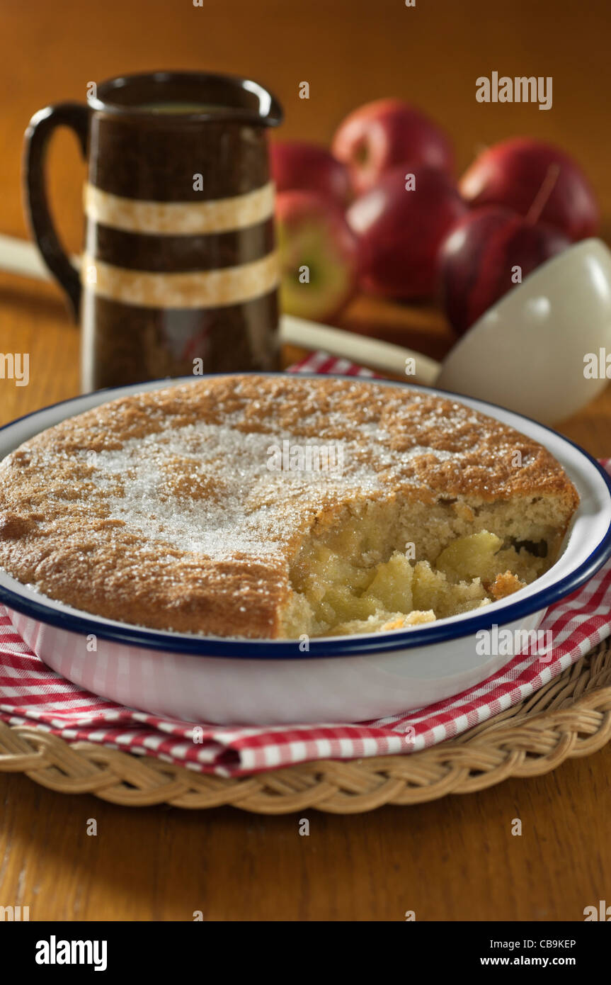 Eve's pudding .Traditional apple dessert Stock Photo - Alamy