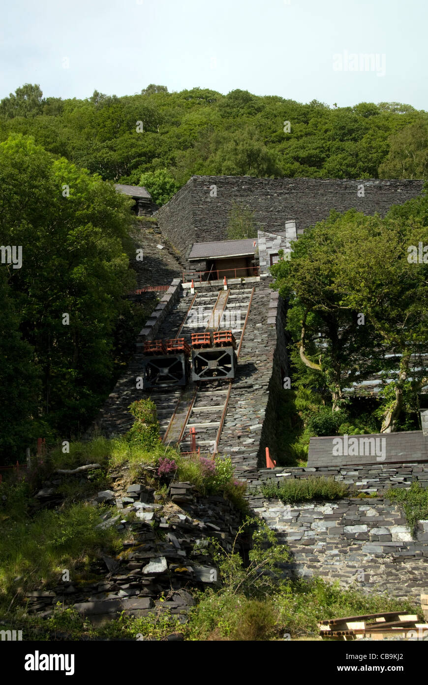 Vivian slate quarry railway incline hi-res stock photography and images ...
