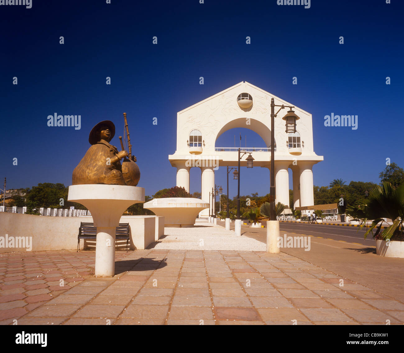 Arch 22 Banjul Gambia Stock Photo - Alamy