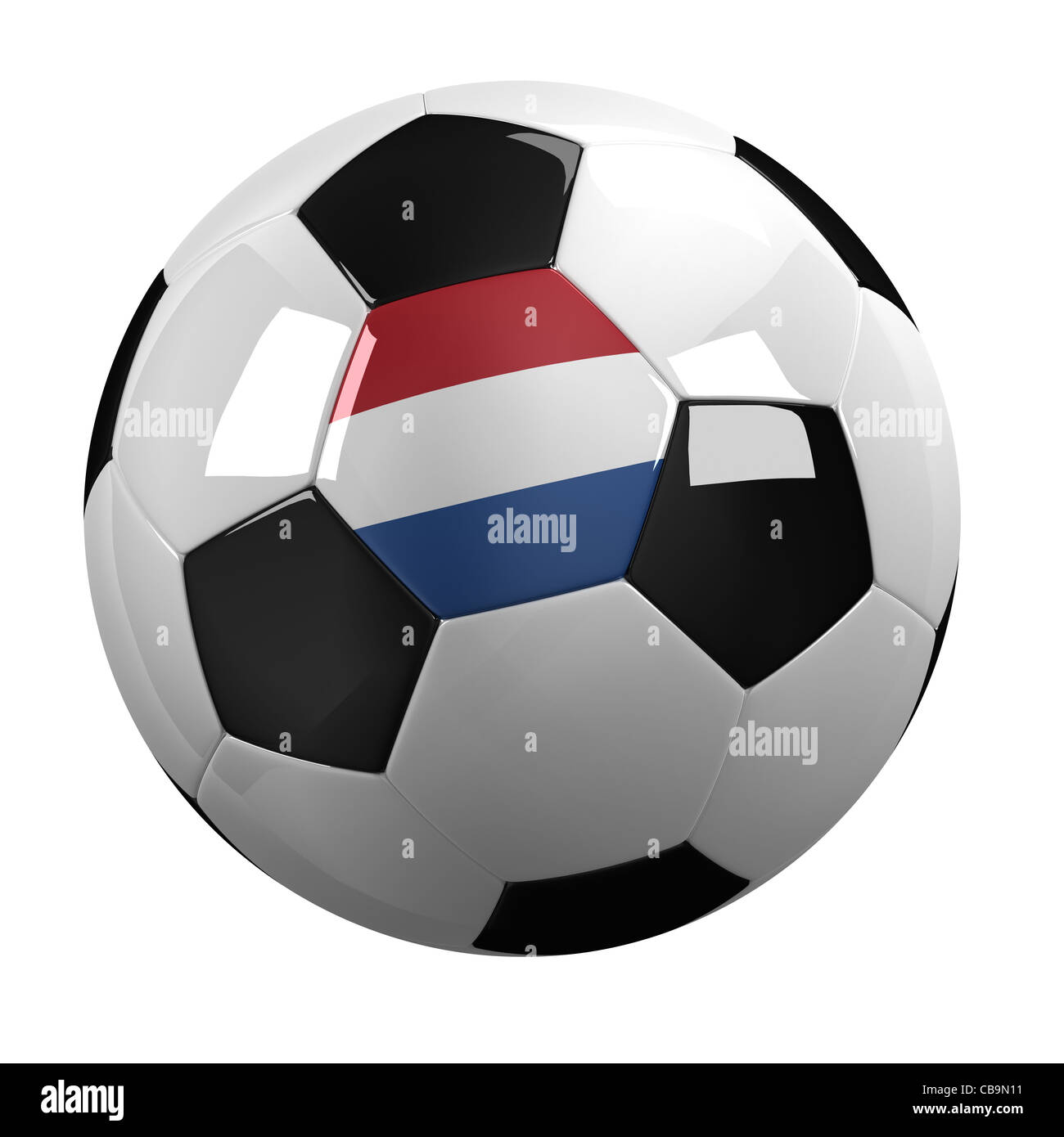 Soccer Ball with the flag of the Netherlands on it Stock Photo - Alamy